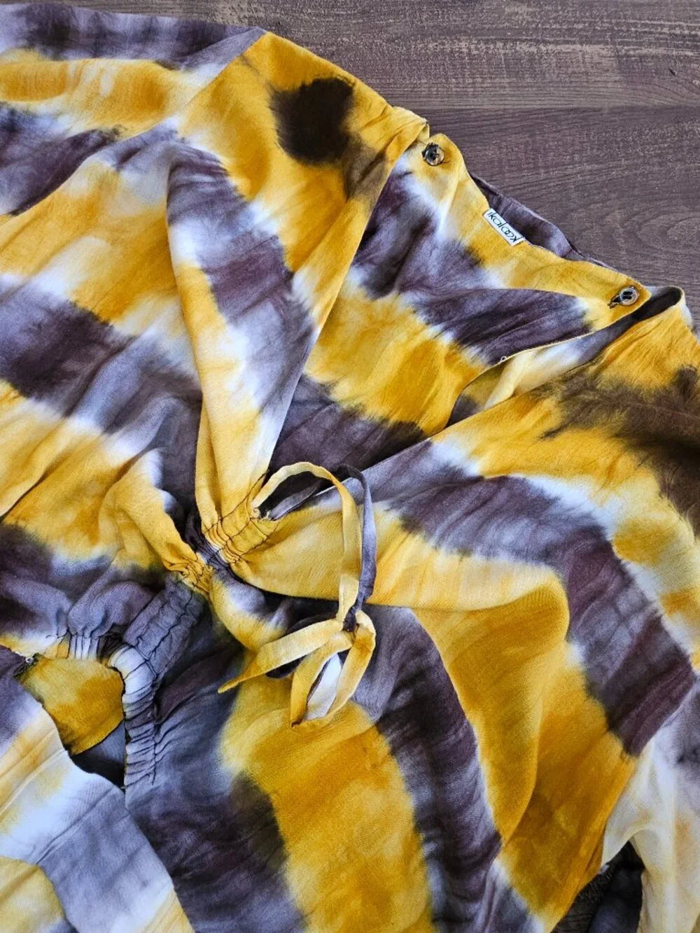 Ikalook | Pants & Jumpsuits | Ikalook Boho Tie Dye Wide Leg Jumpsuit ...
